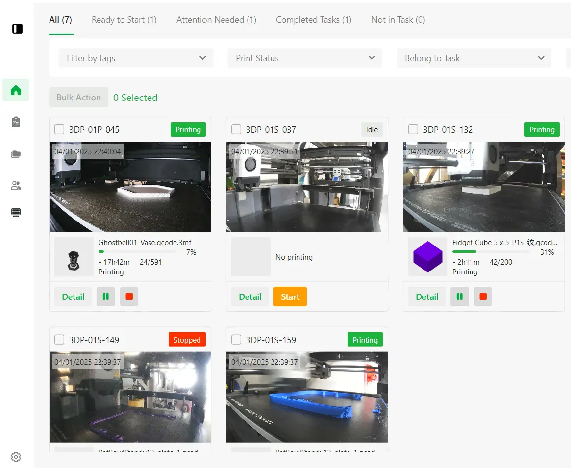 Bambu Farm Manager: 3D-Druckflotten lokal verwalten | 3Dmensionals