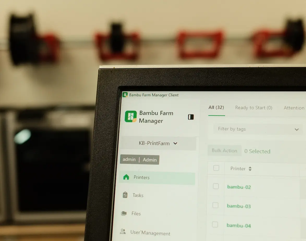 Bambu Farm Manager: 3D-Druckflotten lokal verwalten | 3Dmensionals